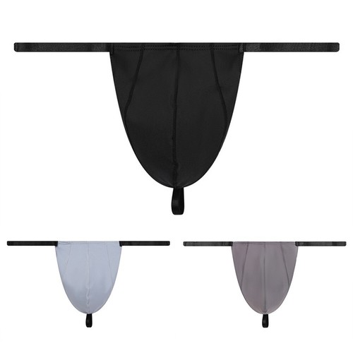 Fashion Thongs Underwear Solid Color Breath Elastic G-string Low Rise ...