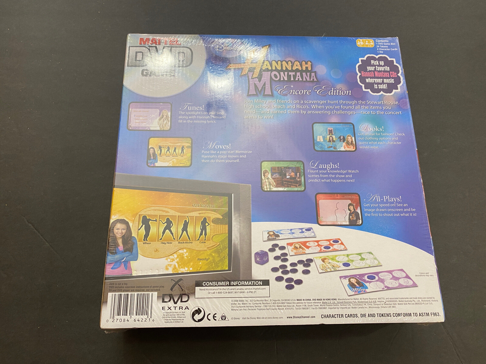 Disney Hannah Montana Mattel DVD Game - Encore Edition, New Sealed | eBay