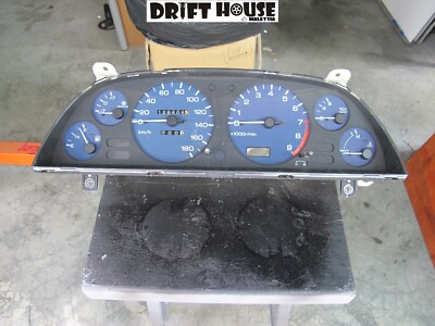 1989-1993 Nissan Skyline R32 GTST JDM Speedometer Cluster 180km/h ...