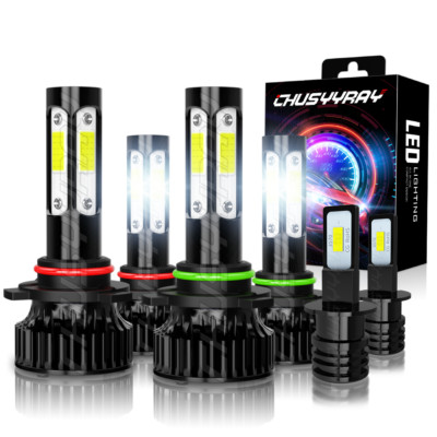 For Nissan 300ZX 1990-1996 LED Headlight Bulb High Low Beam + Fog Light ...