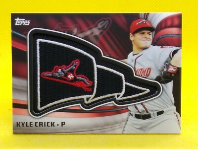 Kyle Crick 2015 Topps Pro Debut COMMEMORATIVE PENNANT PATCH RELIC #PP ...
