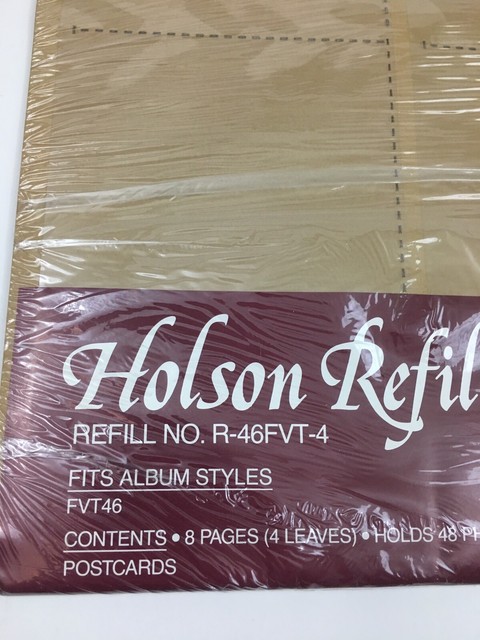 Holson Photo Album Refill Pages R-46FVT-4 for FVT46 Holds 48 4x6 Photos ...