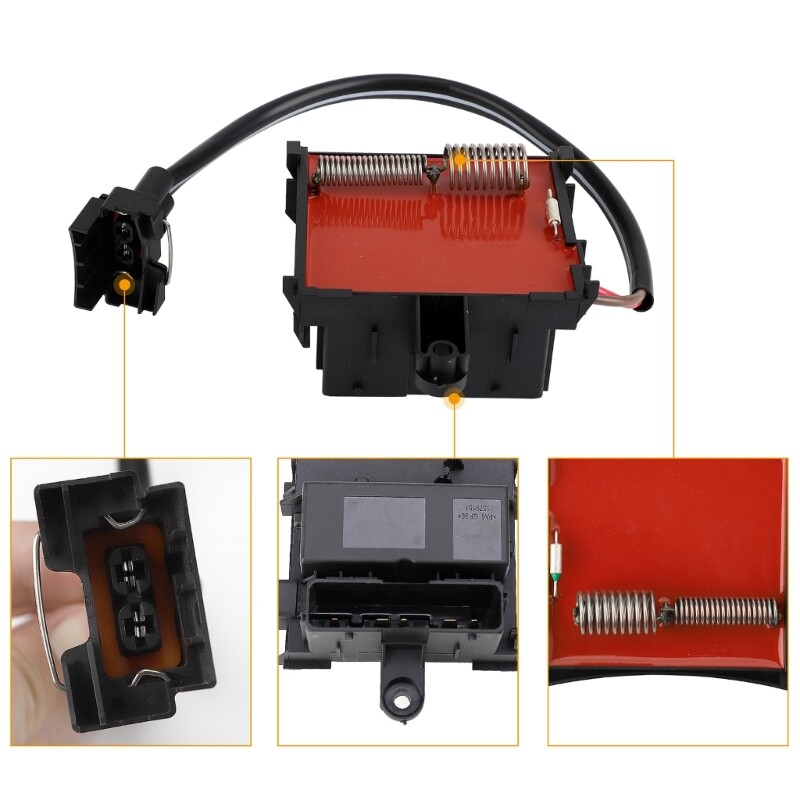 Cooling Radiator Single Fan Relays Module Heater Resistors For Vectra C ...