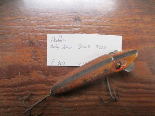 EARLY HEDDON VAMPIRE VAMP LURE W/GLASS EYES ~ | eBay