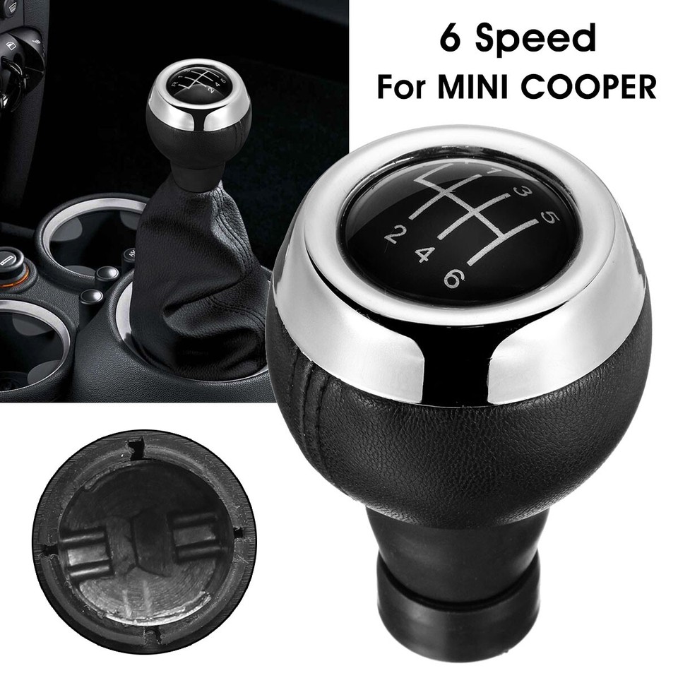 Black Stick 6 Speed Gear Shift Knob Fits For Mini Cooper R55 R56 R57 ...