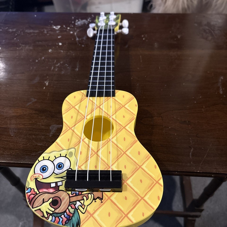 SpongeBob SquarePants Yellow Pineapple Ukulele Music Toy | eBay