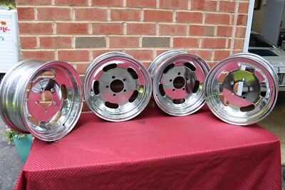 VINTAGE 14X6 CHROME SLOT WHEELS 5X4.5 BC FORD MOPAR AMC | eBay