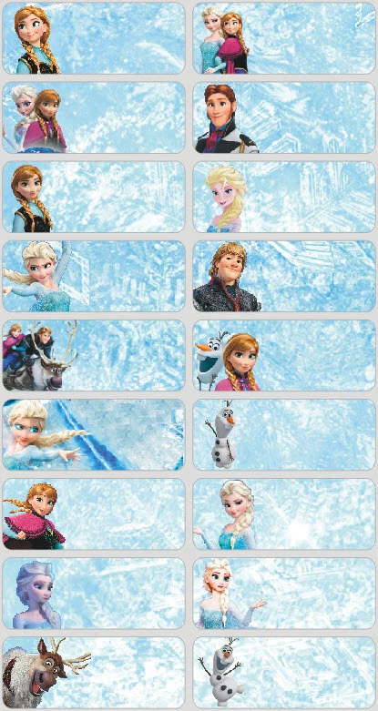 Frozen Printable Stickers