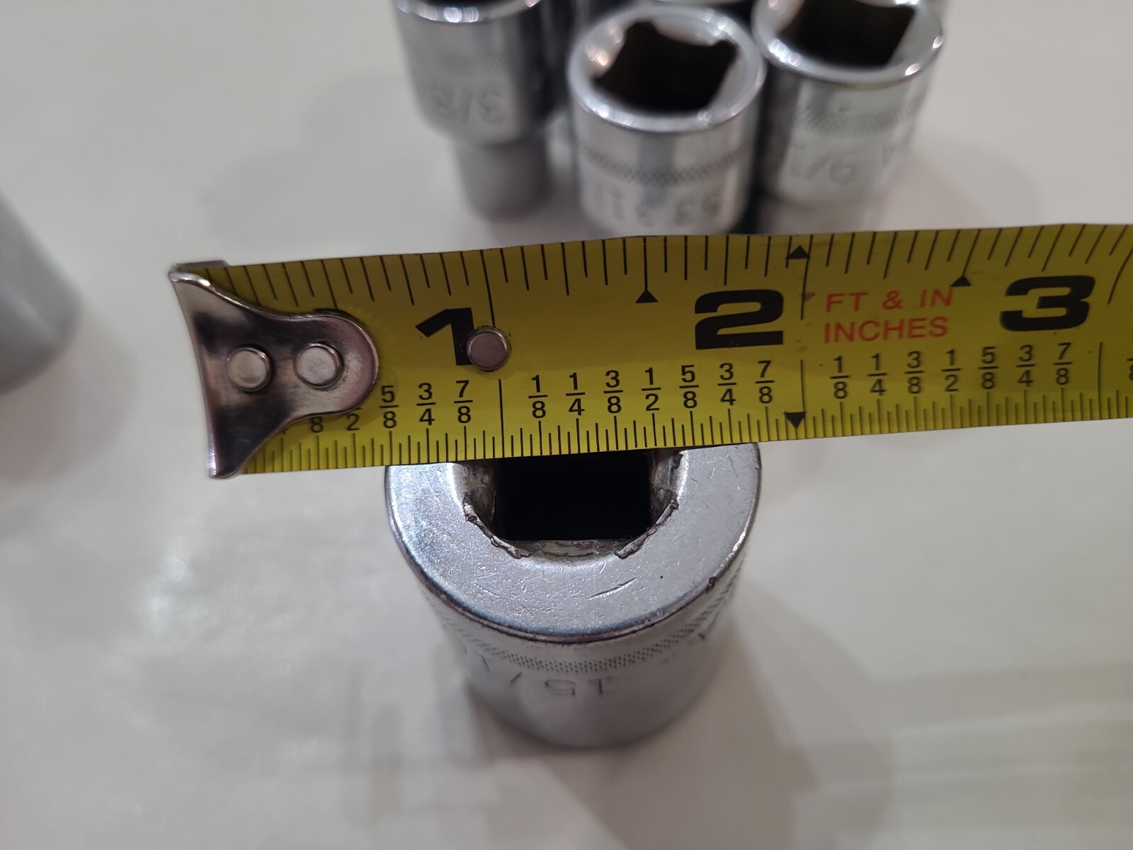 1/2" Drive 12 point Easco Sockets Tools Vintage USA Made Socket Old ...