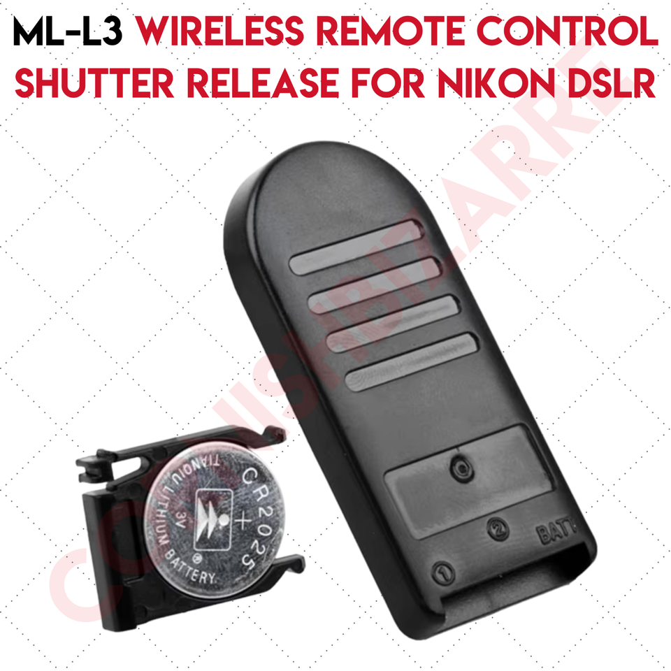 ML-L3 Wireless Infrared IR Remote for Nikon D7500 D3400 D5500,COOLPIX ...