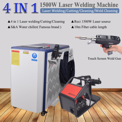 1500W Laser Welding Cutting Machine Cleaning Rust Paint Removing Welder ...