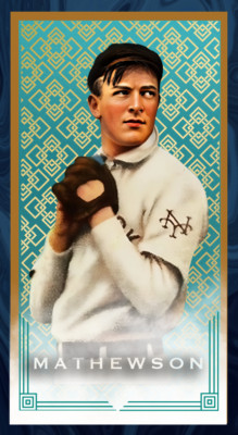 Christy Mathewson T206 Original Custom Design ACEO Tobacco Size Art ...