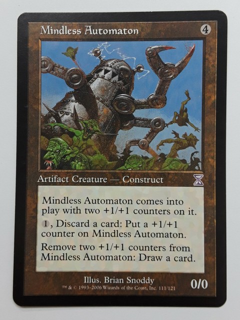 MTG Mindless Automaton Timeshifted 111/121 Regular Special for sale ...