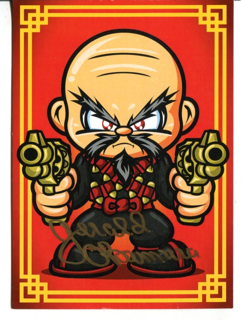 BLADE famous martial artist GERALD OKAMURA signed AUTOGRAPH 6490 | eBay