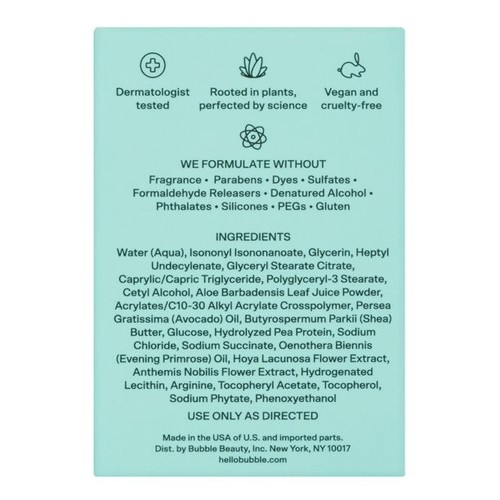 BUBBLE SKINCARE SLAM DUNK HYDRATING MOISTURIZER CRÉME 30ml UK Postage ...