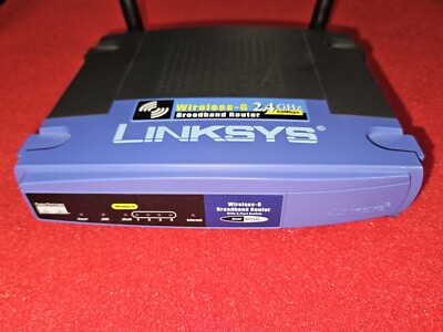 Linksys WRT54GS 54 Mbps 4-Port 10/100 Wireless G Router 745883559183 | eBay