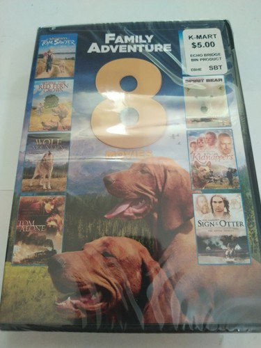Family Adventure: 8 Movies (DVD, 2013, 2-Disc Set) New Sealed ...