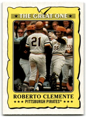 2021 Topps Heritage The Great One Roberto Clemente. Pittsburgh Pirates ...