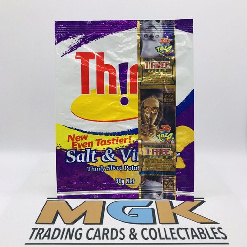 Vintage 1997 STAR WARS TAZOS - Chip Packet Promotional - RARE STRIP ...