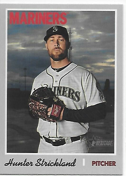 2019 Heritage HN Baseball SP Hunter Strickland Mariners | eBay