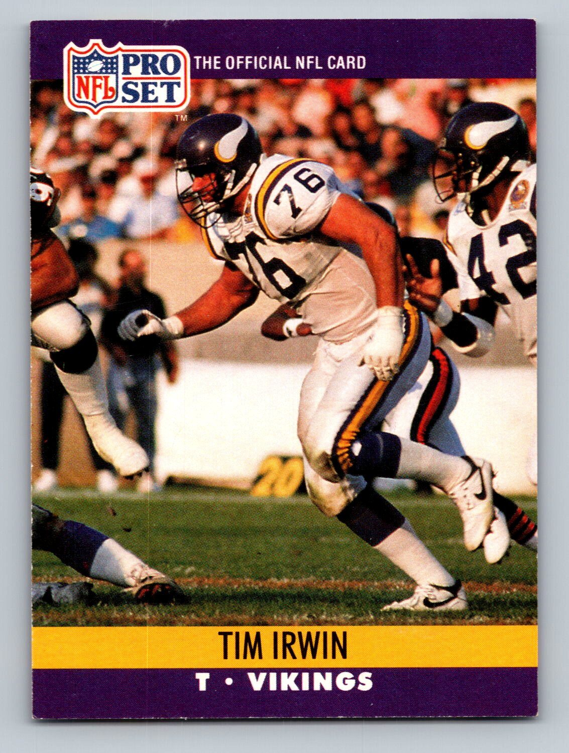 1990 Pro Set #569 Tim Irwin RC Rookie Minnesota Vikings | eBay