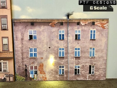 G Scale Scratch Built "APARTMENT #3" Building Front Flat w/LED - MTH ...