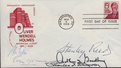 STANLEY F. REED - FIRST DAY COVER SIGNED WITH CO-SIGNERS | eBay