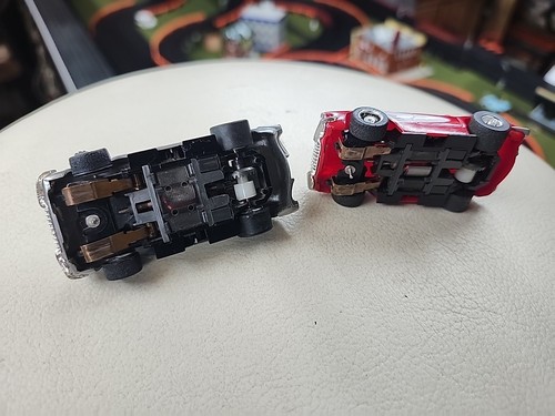 TYCO 440 X2 WIDE CHASSIS 57 CORVETTE HO SLOT CAR - Tested & working Red ...