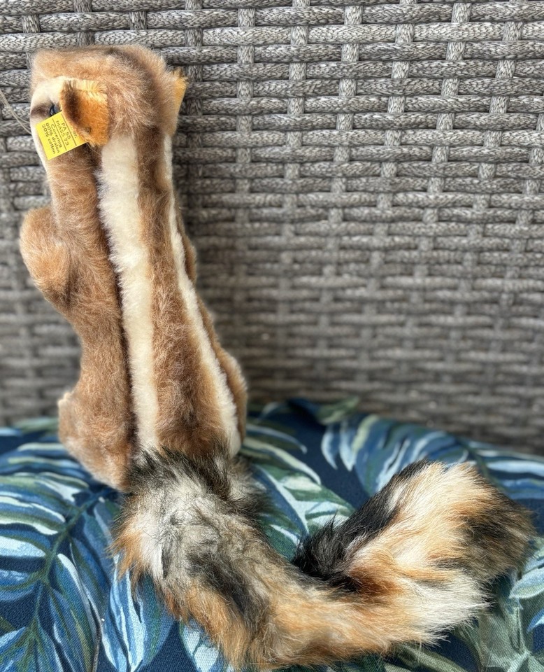 VTG STEIFF Chippy Chipmunk 2050/20 Germany Intact Ear Chest Tag 8” Tall EUC | eBay