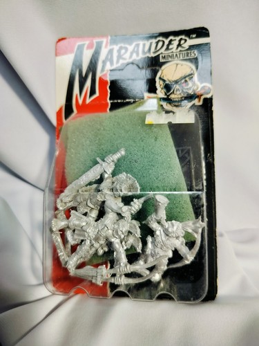GW Marauder Minis WHFB AOS Chaos Thug Archer Command NIB 1988 Metal OOP ...