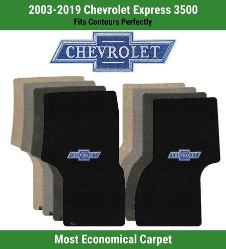 Lloyd Velourtex Front Mats for '03-19 Chevy Express 3500 w/Chevy ...