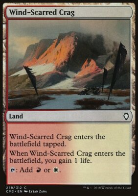 Magic the Gathering MTG Wind-Scarred Crag (278) Commander Anthology ...