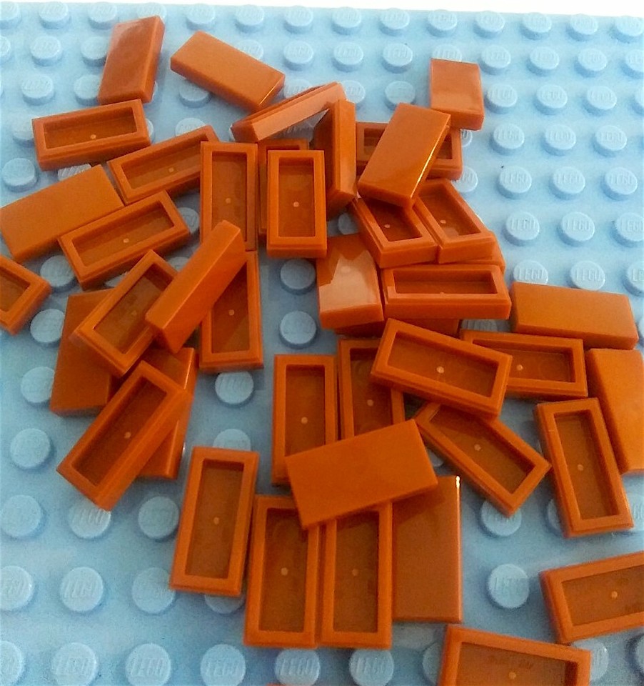 Lego 1x2 Tile Flat Tiles Bottom Groove U Pick Colors & Qty NEW X20 ...