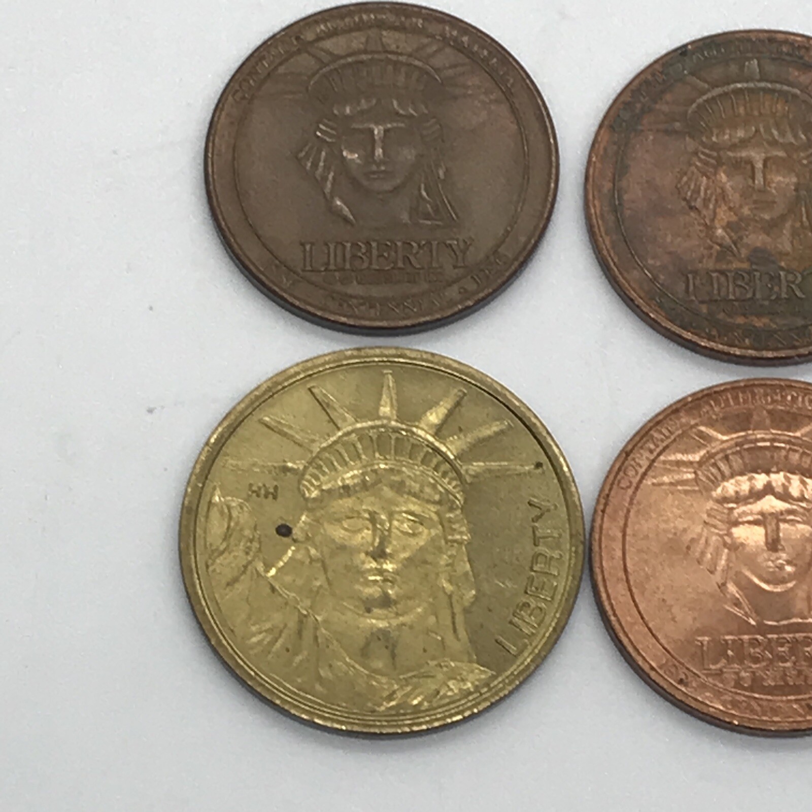 Statue of Liberty Vintage Token Coin Lot of 4 Centennial And Freedom | eBay