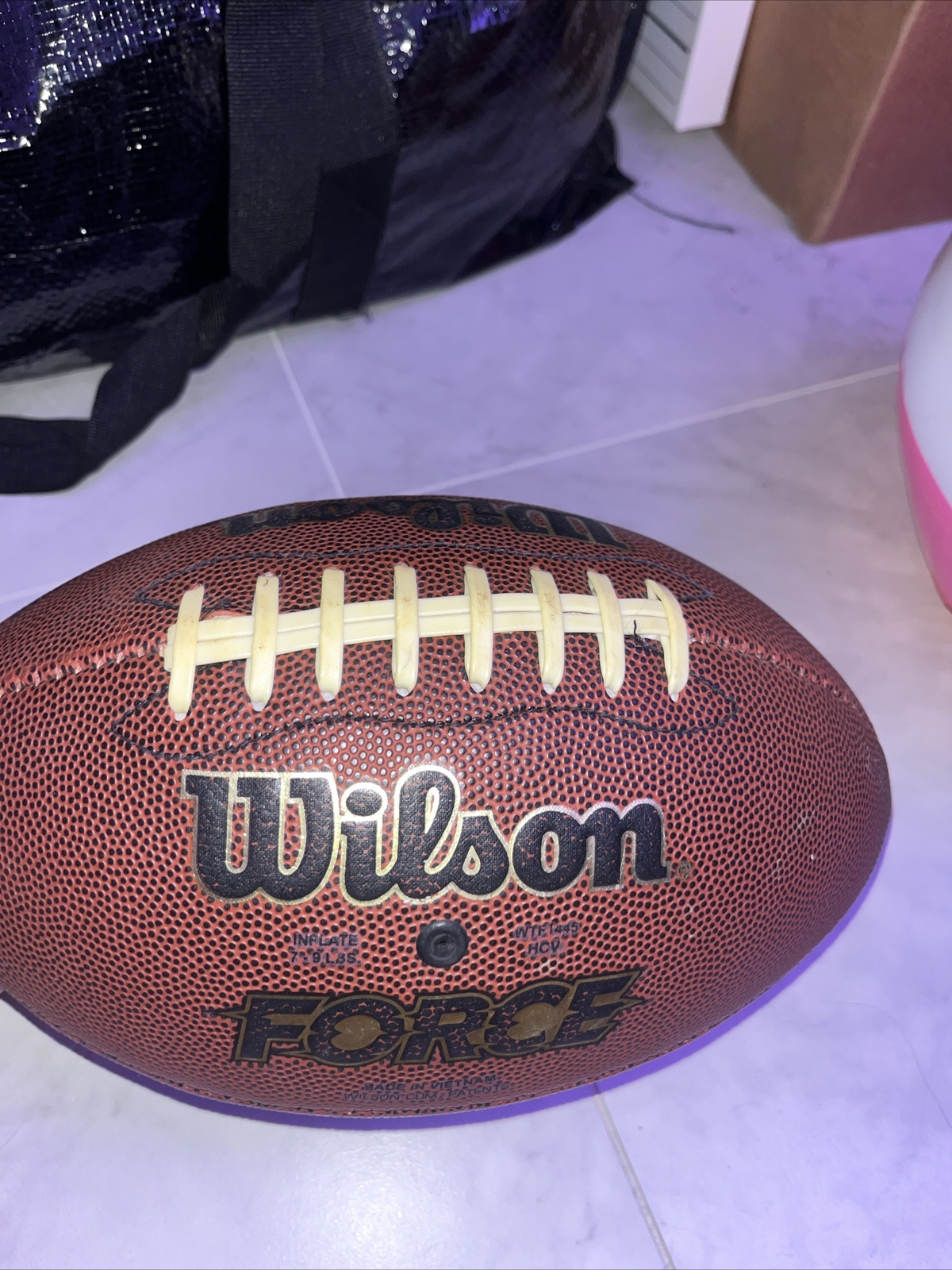 NEW Wilson's NFL Force Deflated Football WTF1445 | eBay