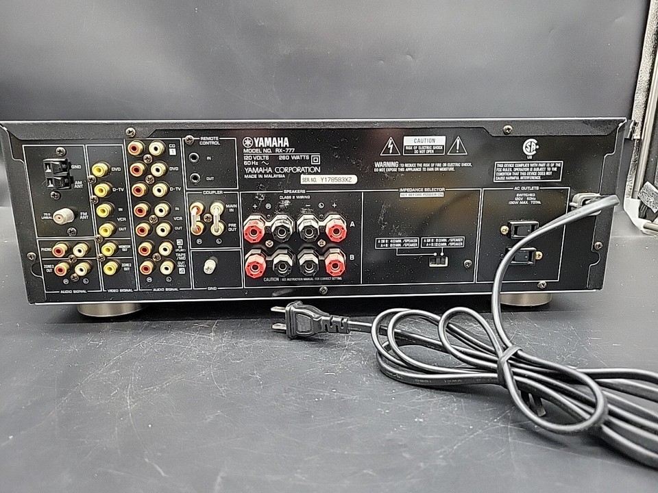 Yamaha RX-777 Stereo Receiver 100W/Channel Tested No Remote | eBay
