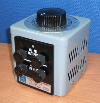 Slidac Variac Variable Voltage Transformer, 1 Phase 220 or 240V input ...