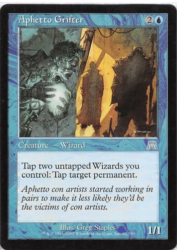 Aphetto Grifter *Uncommon* Magic MtG x1 Onslaught MP | eBay