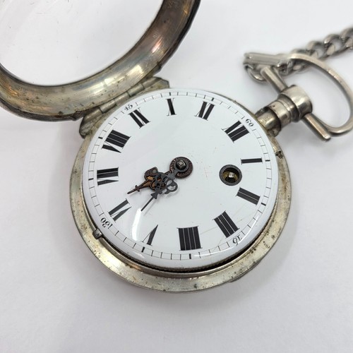 16th Century Key Wind Chain Drive Fusee Silver Pocket Watch CLEAN ...