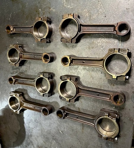SET OF 8 GM 5.3L 6.0L 6.2L LS2 LS3 Gen IV Floating Pin Connecting Rod w ...