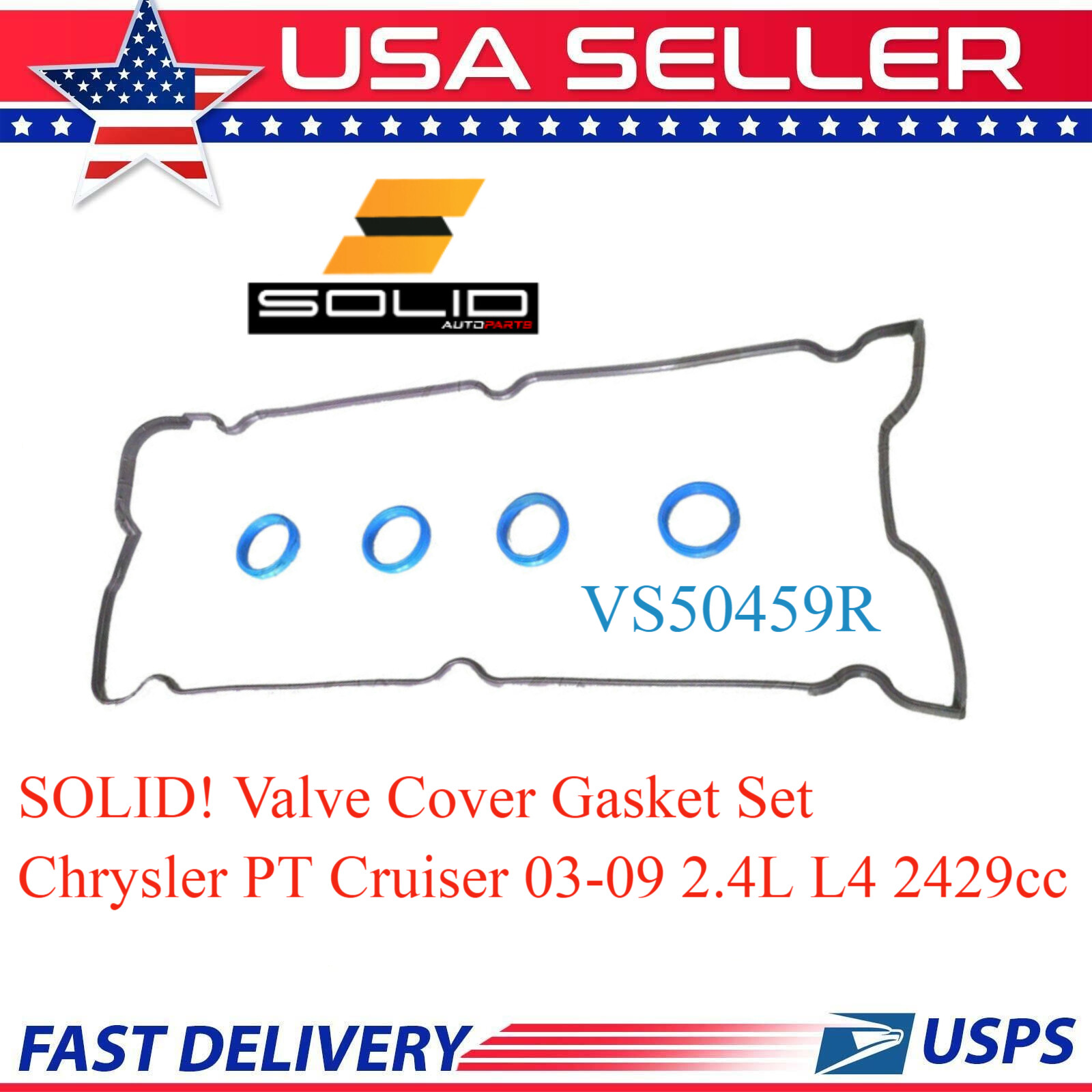 SOLID! Valve Cover Gasket For Chrysler PT Cruiser 03-09 2.4L L4 2429cc ...
