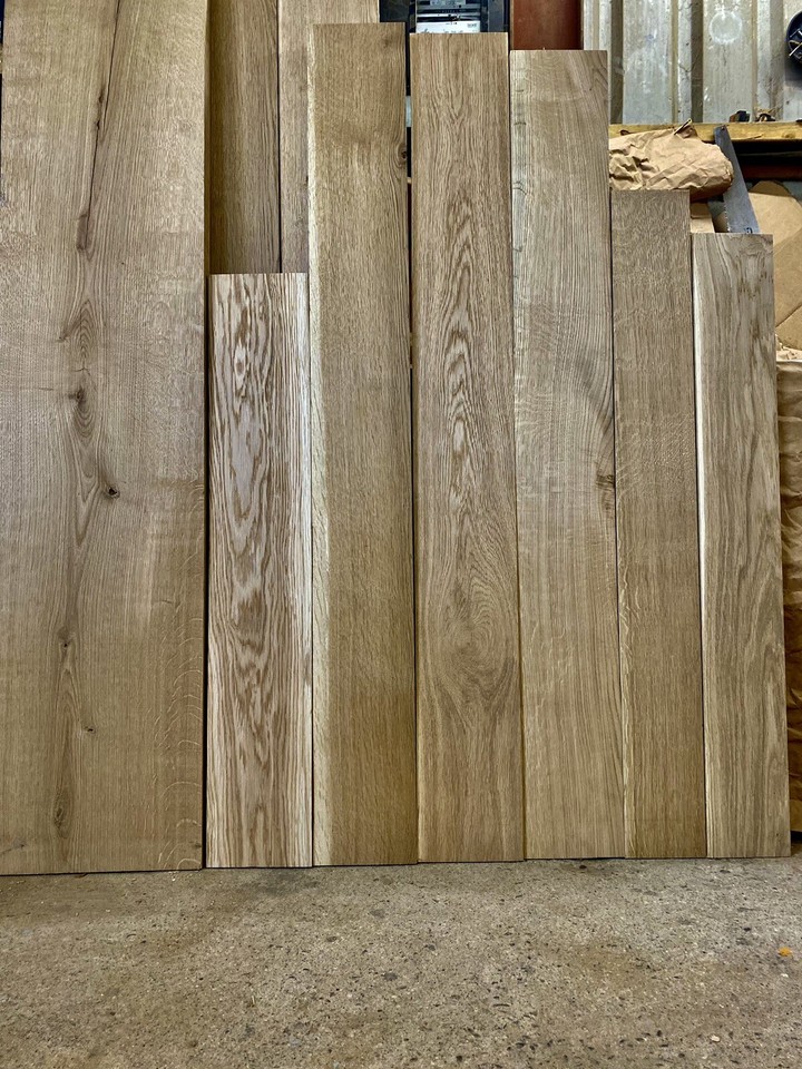Oak Boards - Oak Shelves Various Sizes Kiln dried Planed & square 25mm ...