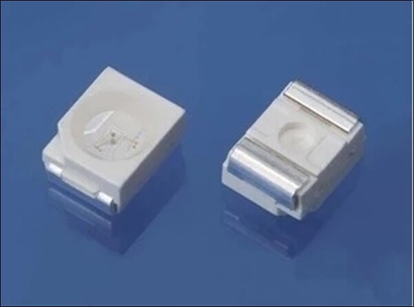 100X Smd Smt Blue PLCC-2 3528 1210 Light Led Super Bright Power Top Ic ...