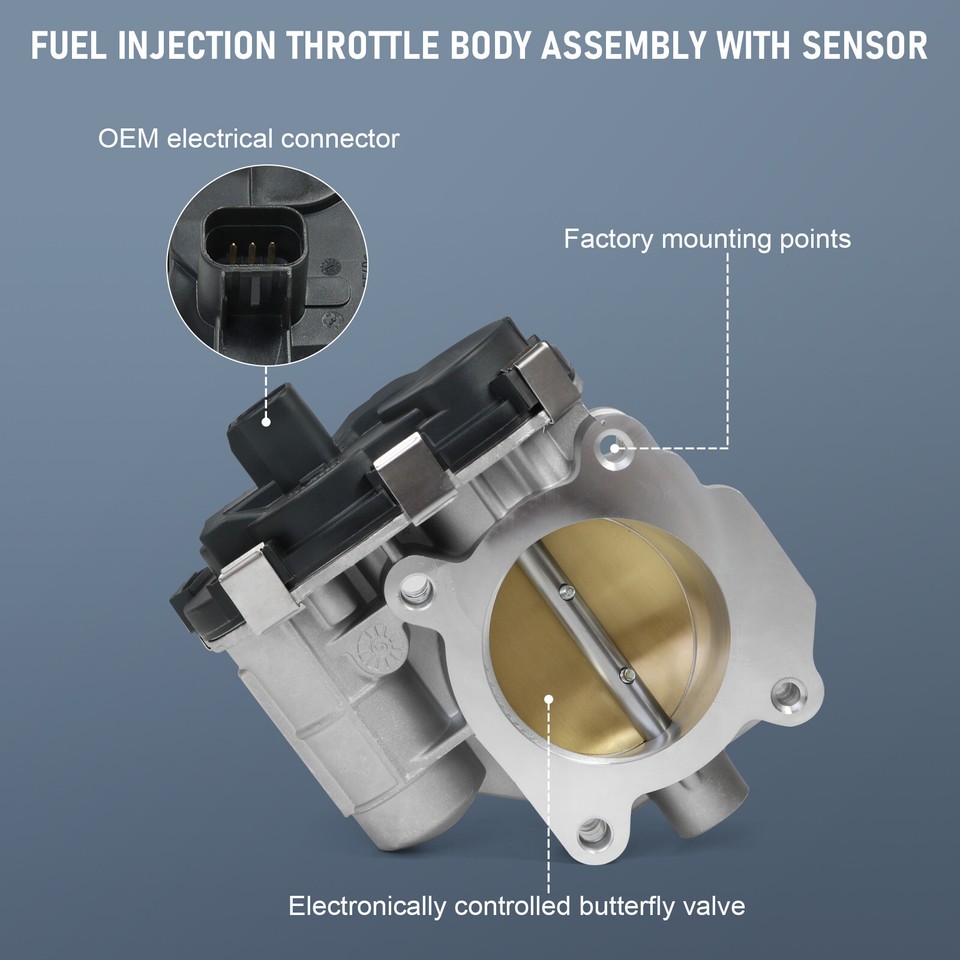Complete Throttle Body For Chevy Malibu Buick GMC Pontiac 2.4L 09-10 ...