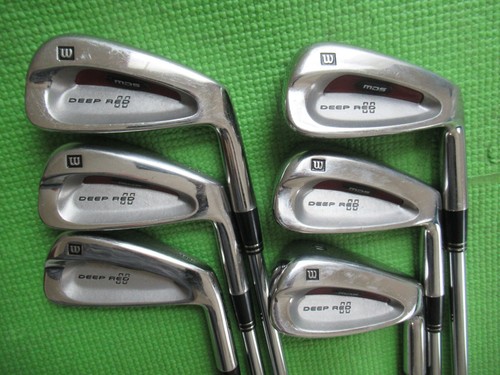 Nice Wilson Deep Red II TOUR 5-9 iron set + 3 iron. Dynamic gold s300 ...