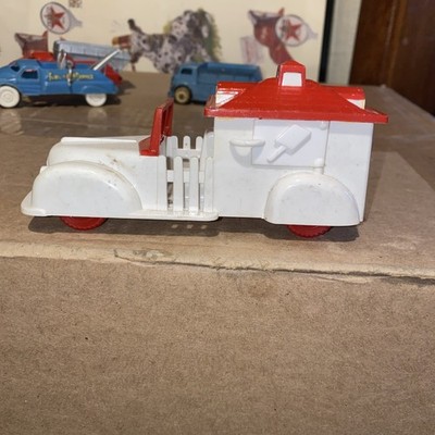 Vintage Ideal Toys Plastic Ice Cream Truck 10 Cent 5.75” | eBay