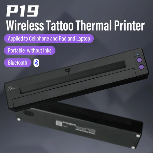 Tattoo Transfer Automatic FastPrinting Wireless Portable Tattoo Stencil ...