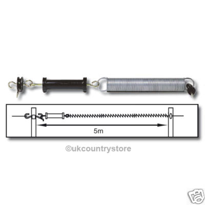 Electric Fence Spring Gate Kit - SUPERIOR 40mm Spring & Gate Handle Set ...