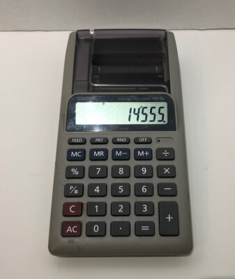 Casio Handheld Printing Calculator Hr-8l | eBay