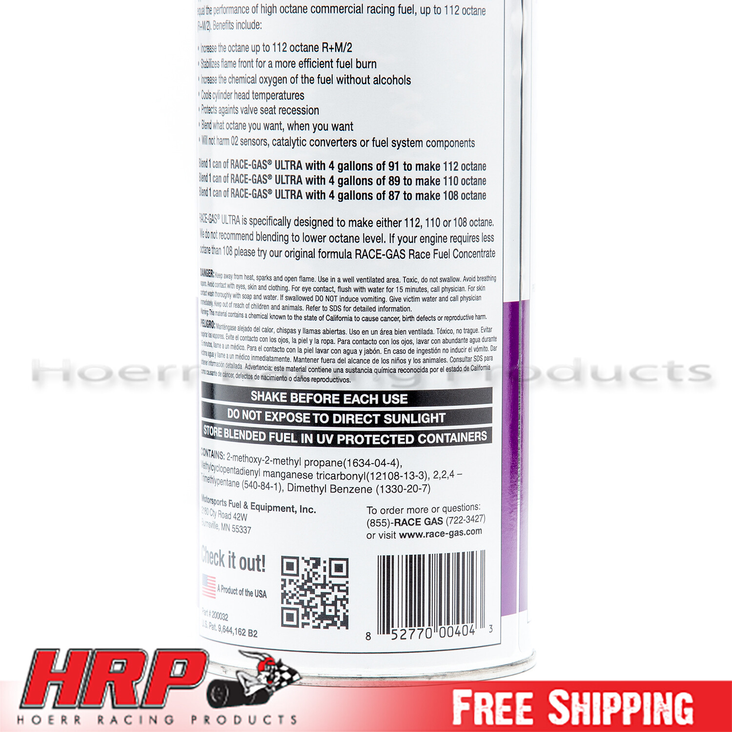 RACE-GAS ULTRA Race Fuel Concentrate Pack of 12 32oz | eBay